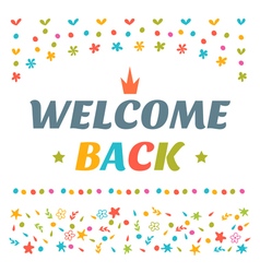 Bienvenidos welcome in spanish Royalty Free Vector Image