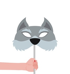 Wolf mask vector by YurikS - Image #696851 - VectorStock