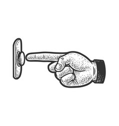 Press me button Royalty Free Vector Image - VectorStock