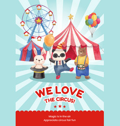 Circus frame Royalty Free Vector Image - VectorStock