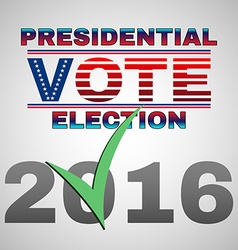 Presidential election 2012 poster Royalty Free Vector Image