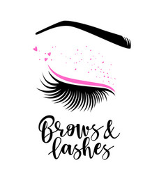Lashes Royalty Free Vector Image - VectorStock