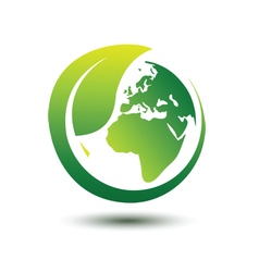 Green earth Royalty Free Vector Image - VectorStock