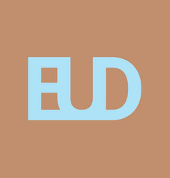 Logo lines and shapes Royalty Free Vector Image