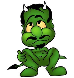 Red devil Royalty Free Vector Image - VectorStock