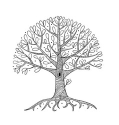Unique ethnic tree of life Royalty Free Vector Image