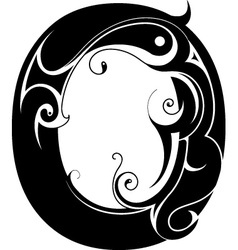 Letter A with tribal design Vector Image by AKV - Image #1427930 ...