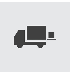Truck icon delivery van service concept Royalty Free Vector