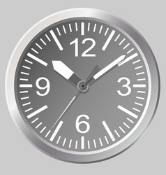 Gold clock icon Royalty Free Vector Image - VectorStock