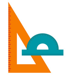 Protractor ruler Royalty Free Vector Image - VectorStock