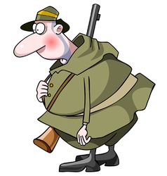 Cartoon trapper Royalty Free Vector Image - VectorStock