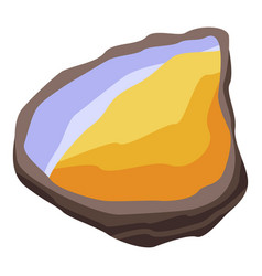 Nature shell icon cartoon style Royalty Free Vector Image