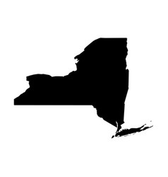 New jersey nj state map usa with capital city Vector Image