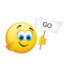 Spinning ball emoticon Royalty Free Vector Image