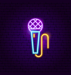Mute neon sign Royalty Free Vector Image - VectorStock