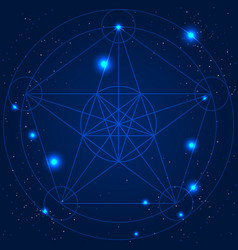 Magic geometry signs Royalty Free Vector Image