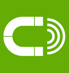 Flags komi in the form of a magnet on refrigerator