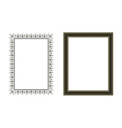 Square frame with cutout paper border Royalty Free Vector