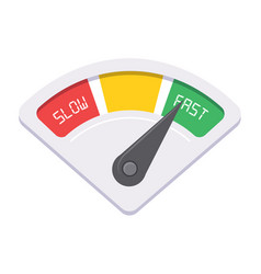 Fast and slow Royalty Free Vector Image - VectorStock