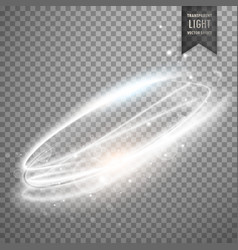 Yellow glowing tail light effect background Vector Image