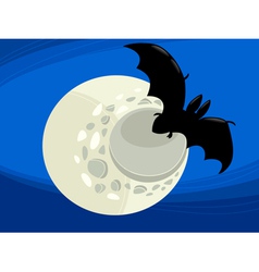 Funny moon cartoon Royalty Free Vector Image - VectorStock
