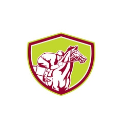 Motorsport racing shield emblem set Royalty Free Vector