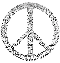 Round musical notes frame Royalty Free Vector Image