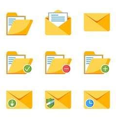 Basic flat icon set for web and mobile application