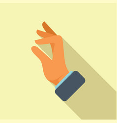 Kid hand icon flat style Royalty Free Vector Image