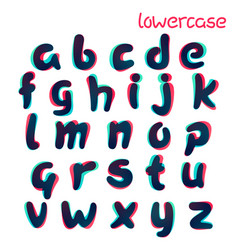 Swirly alphabet Royalty Free Vector Image - VectorStock