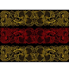 Traditional russian seamless pattern frame Vector Image