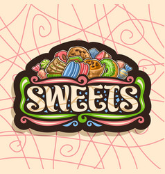 Logo for sweets Royalty Free Vector Image - VectorStock