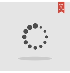 Loading bar logotype Royalty Free Vector Image