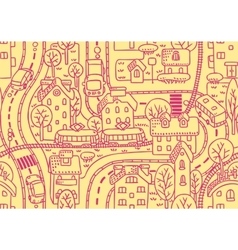 Road seamless pattern Royalty Free Vector Image