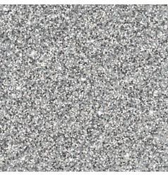 Silver glitter seamless pattern texture Royalty Free Vector