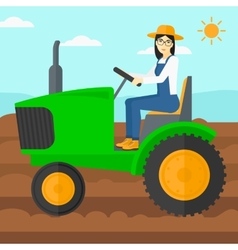 Cartoon tractor Royalty Free Vector Image - VectorStock