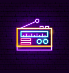 Mute neon sign Royalty Free Vector Image - VectorStock