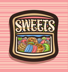 Logo for sweets Royalty Free Vector Image - VectorStock