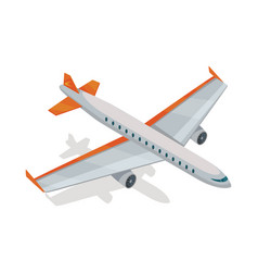 Airplane boarding isometric composition Royalty Free Vector