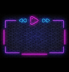 Mute neon sign Royalty Free Vector Image - VectorStock