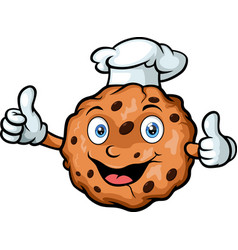 Cute chef girl cartoon holding a silver platter Vector Image