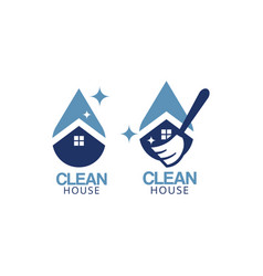 Family in house logo Royalty Free Vector Image