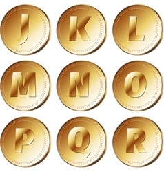 Vintage alphabet part 2 vector by print2d - Image #974098 - VectorStock