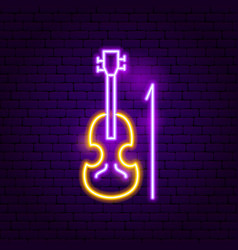 Music store neon sign bright signboard light Vector Image