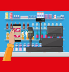 Pos ronda hansip aka traditional security post Vector Image