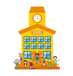 School frame Royalty Free Vector Image - VectorStock