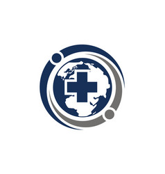 Health together logo design template Royalty Free Vector