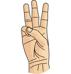 Drowning hand Royalty Free Vector Image - VectorStock