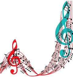 Round music border Royalty Free Vector Image - VectorStock