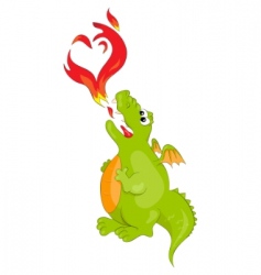 Greedy dragon Royalty Free Vector Image - VectorStock